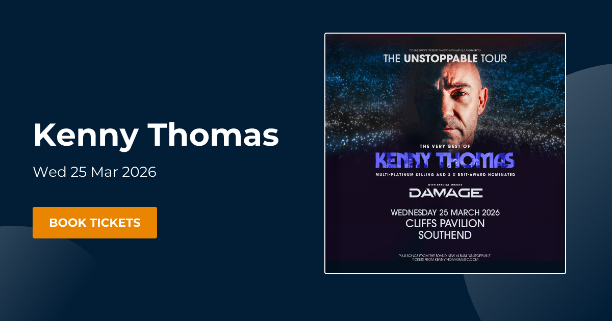 Book Kenny Thomas tickets | Cliffs Pavilion Southend