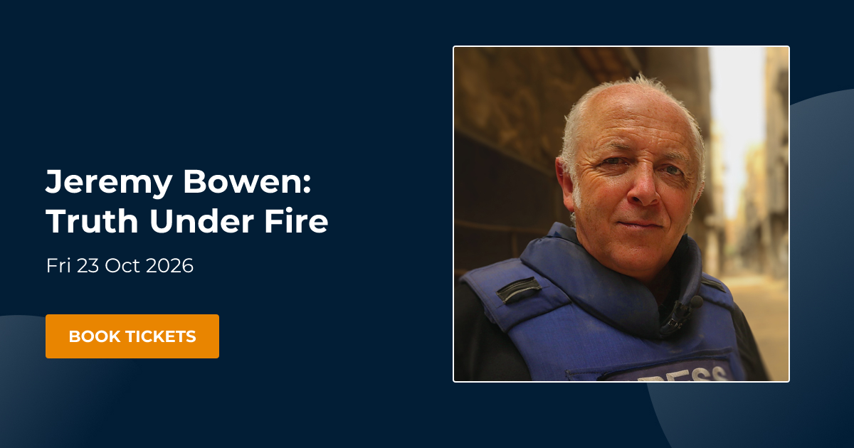 Book Jeremy Bowen: Truth Under Fire tickets | New Theatre Cardiff